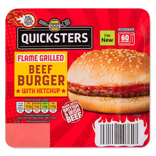 Flame Grilled Beef Burger | ALDI UK